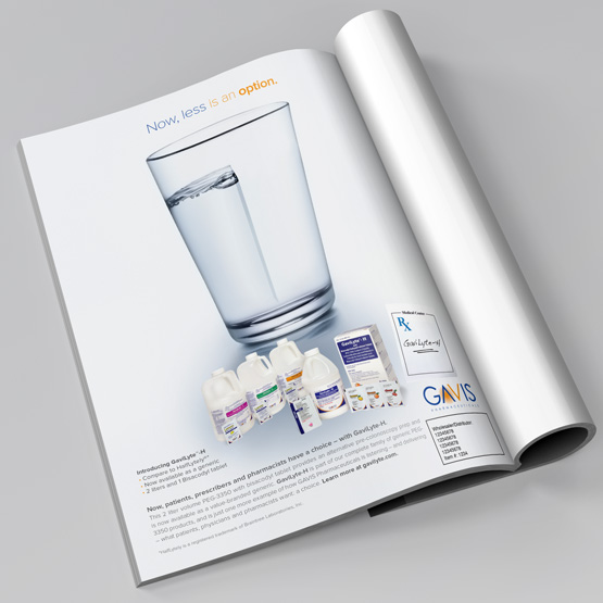 Print Pharma Advertising for Gavilyte | bfw Life Sciences Work
